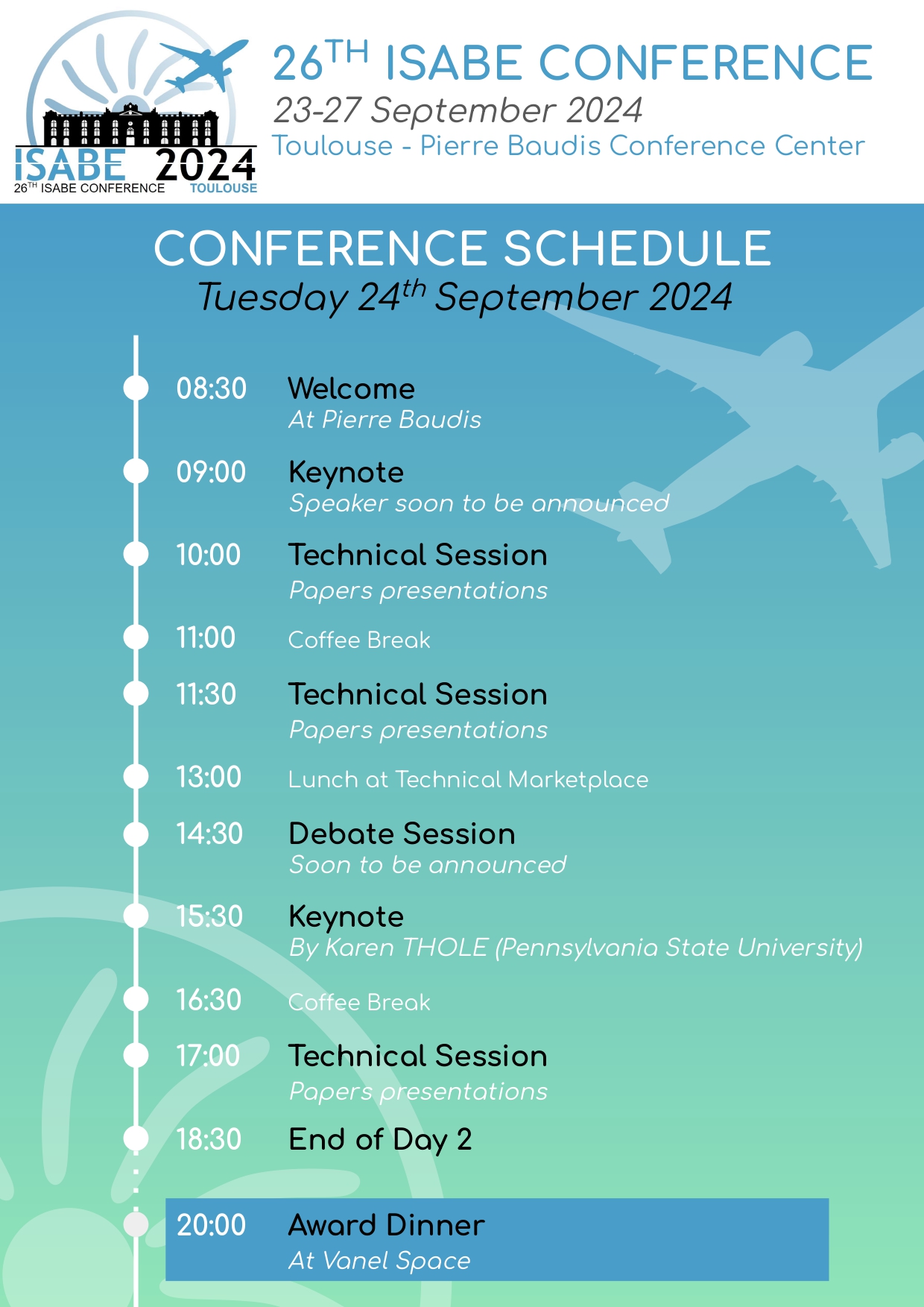 ISABE 2024 Agenda - ISABE