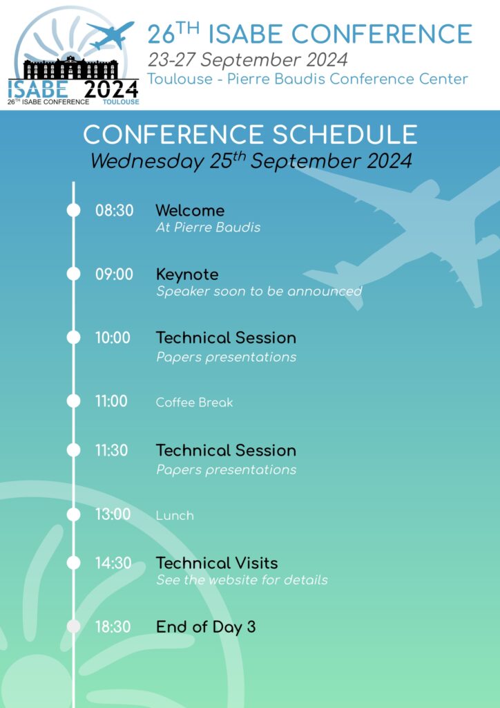 ISABE 2024 Agenda - ISABE